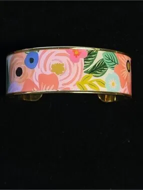 Rifle Paper Co. | Jewelry | Garden Party Gold Plated Enameled Cuff ...